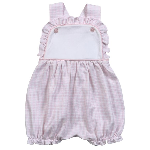 One Pieces | New Born Baby Loren Pink Gingham Sun Bubble | Poshmark